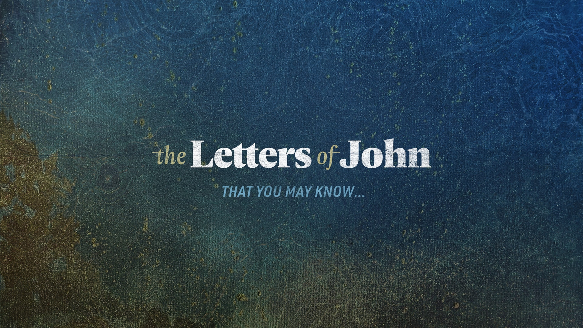 The Letters of John Archives - The Village Chapel
